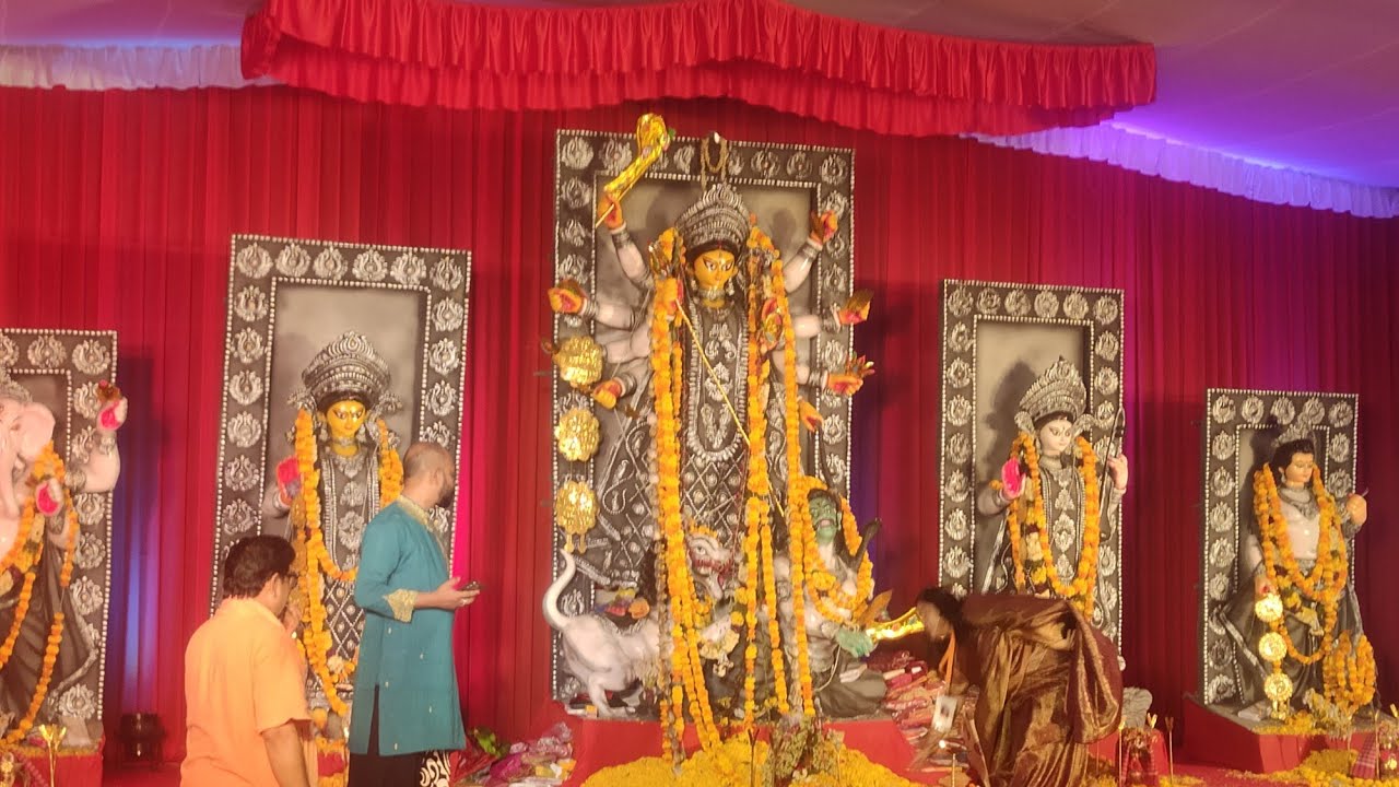 # Hyderabad Durga Puja 2023 #Utsab Cultural Association - YouTube