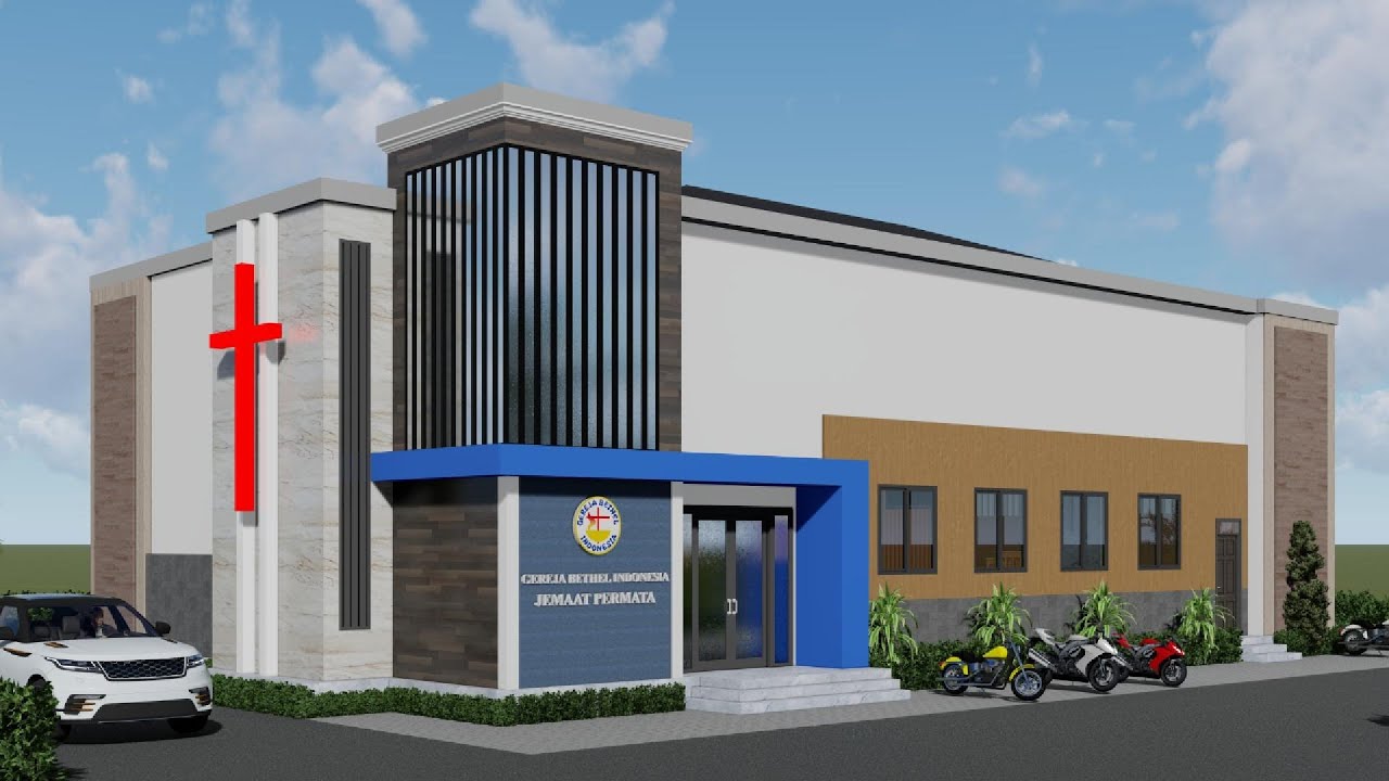 DESAIN GEREJA MINIMALIS DAN MODERN - YouTube