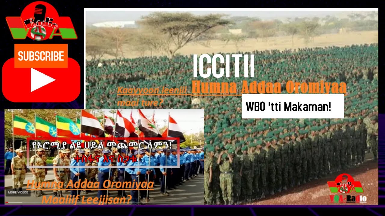 WBO'tti MAKAMAN "Humna Addaa Oromiyaa" - YouTube