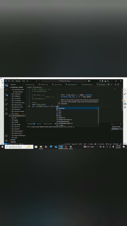Lambda Main Sqrt Kaise Use Karepythonprogramming Pythonessperspective Coding Youtube
