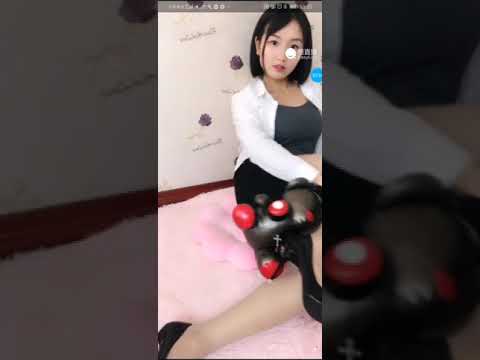 New cute model and her tiny nylon feet
