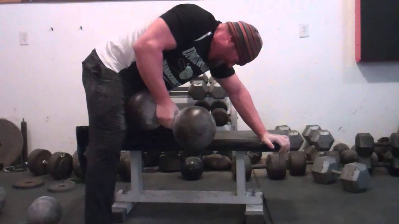 Serious Grip Strength: Consecutive Inch Dumbbell Rows Training - YouTube
