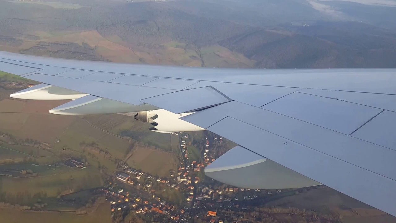 Boeing 747-8 Lufthansa Flight LH507 São Paulo to Frankfurt Hard Landing ...