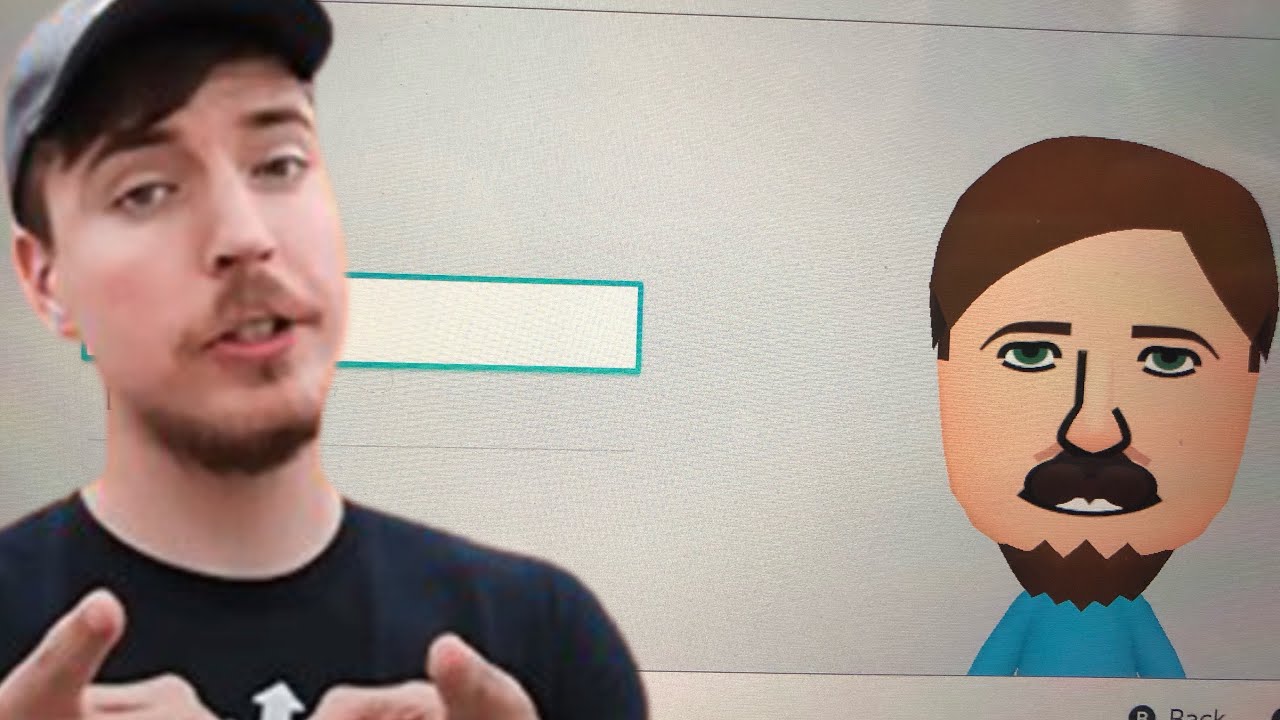 How to make a MrBeast Mii (On Switch) - YouTube