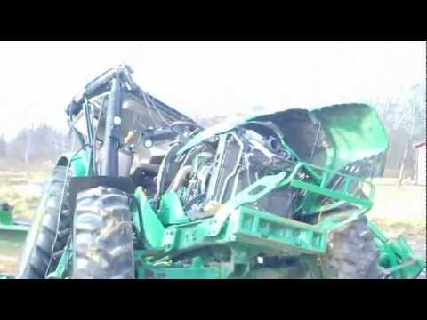 loader wreck - YouTube