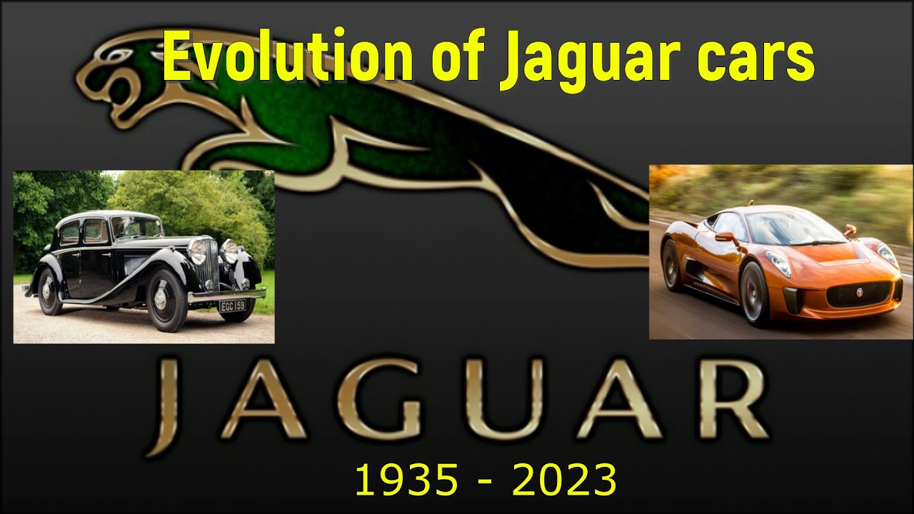 Evolution of Jaguar cars 1935 - 2023 - YouTube