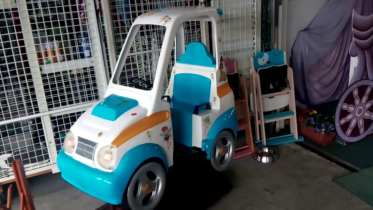 1990s Coin Operated Car Kiddie Ride - Sports Car - YouTube