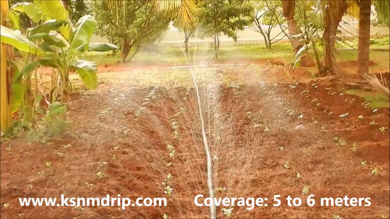 KSNM SPRAY IRRIGATION - Radish Field - YouTube