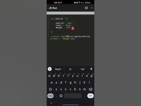 stringify only specific object properties in an object #javascript #html #programming - YouTube