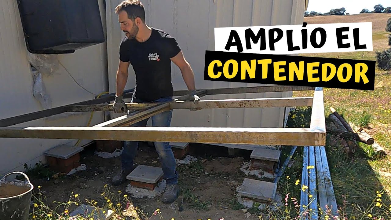 AMPLIAR el Segundo CONTENEDOR 🤯 para hacer más GRANDE la CASA CONTAINER 🏠 - YouTube