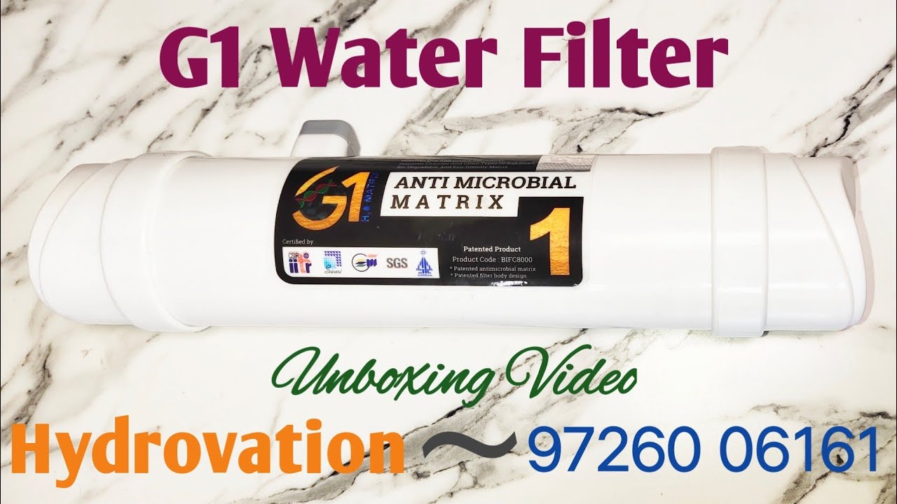 G1 Water Purifier | G1 Water Filter | Unboxing Of G1 Water Matrix ...