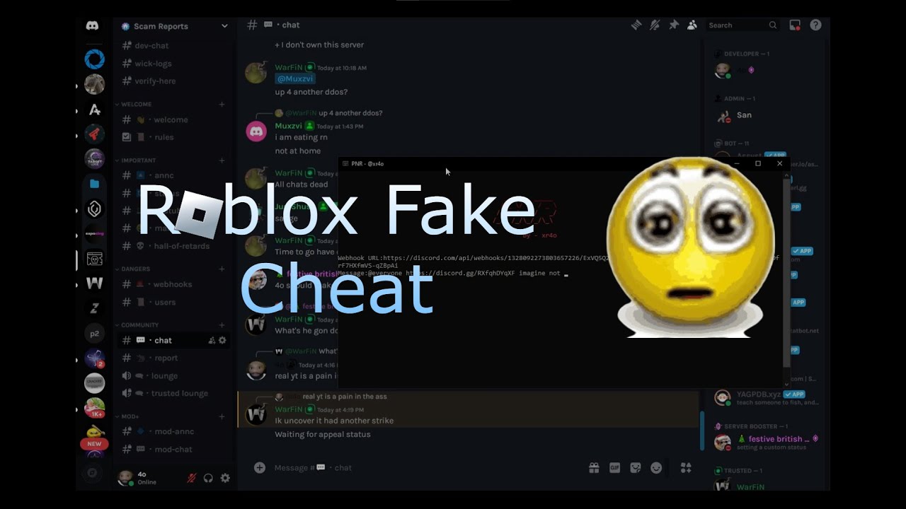 Deleting a fake and malicious Roblox cheat - YouTube