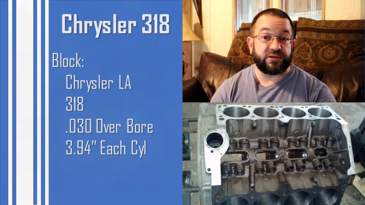 Chrysler 318 Stroker - First Fire and Build Information - YouTube