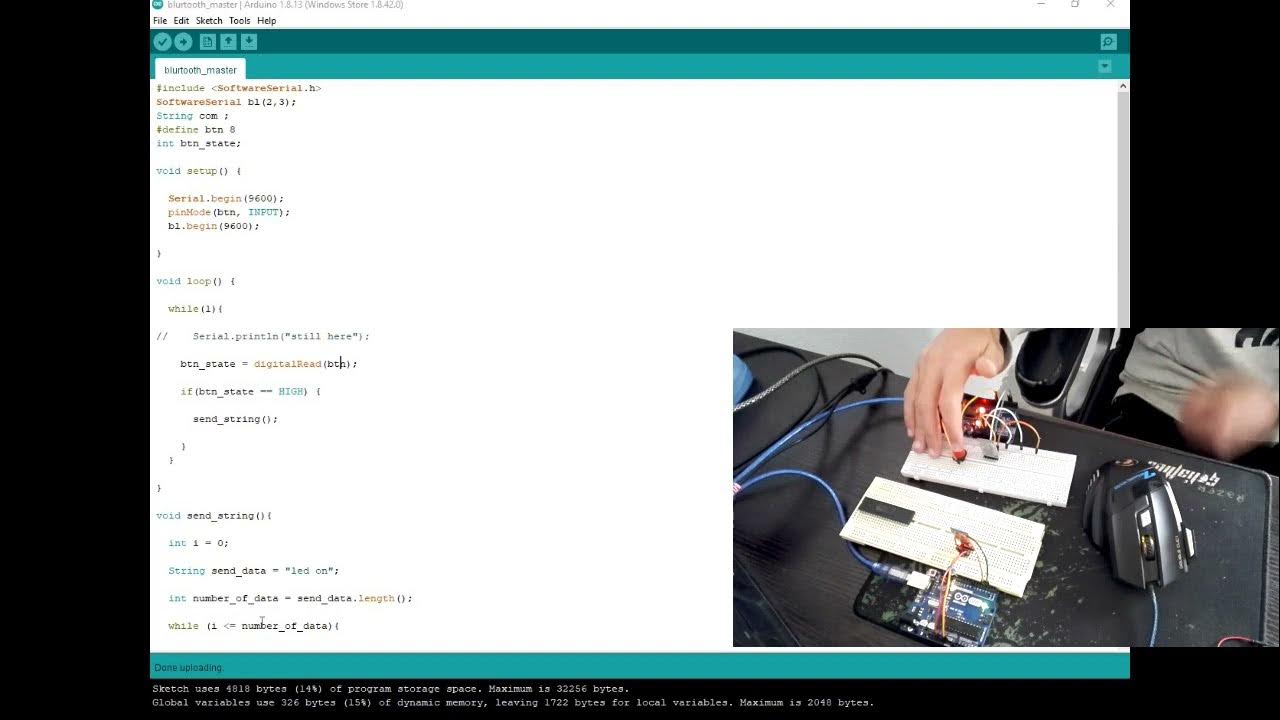 how to send and receive Words " type String " using Bluetooth with ...