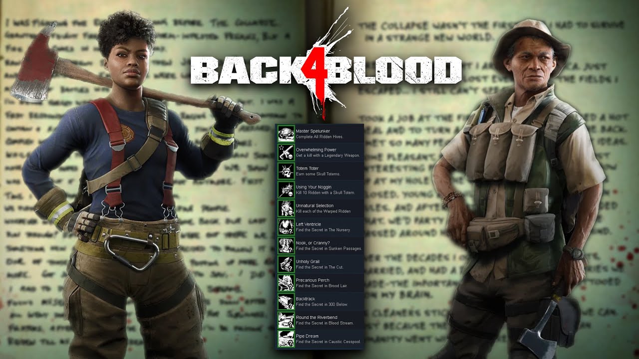 Back 4 Blood: Sharice/Heng Lore & Abilities! Tunnels Of Terror ...