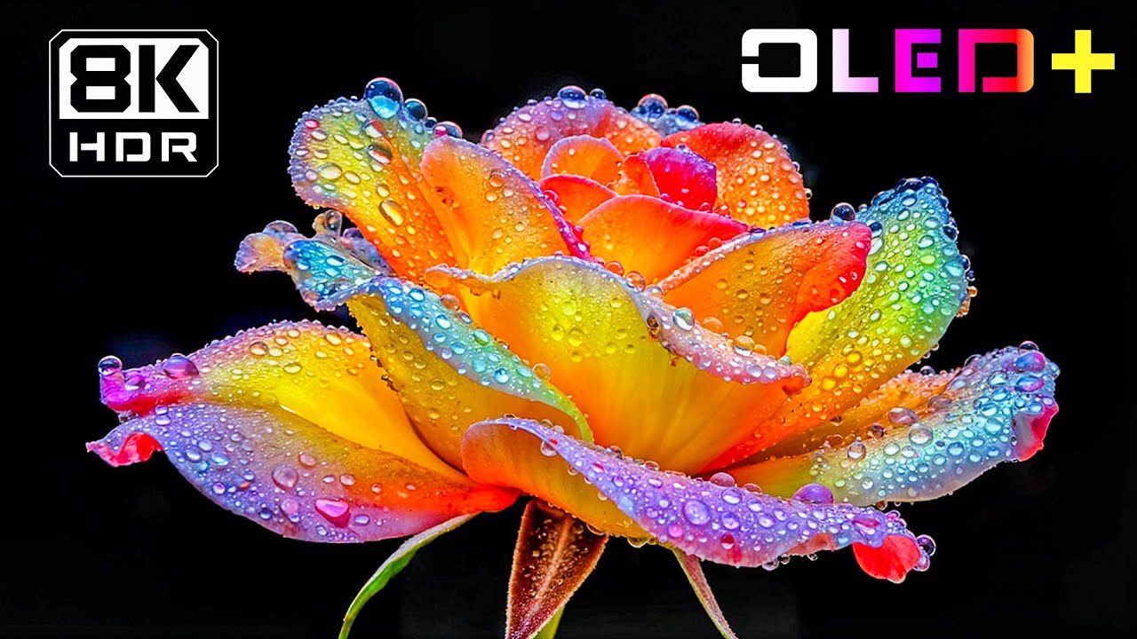 BEST OF OLED – Mesmerizing Flower Blooming in 8K HDR | Dolby Vision ...