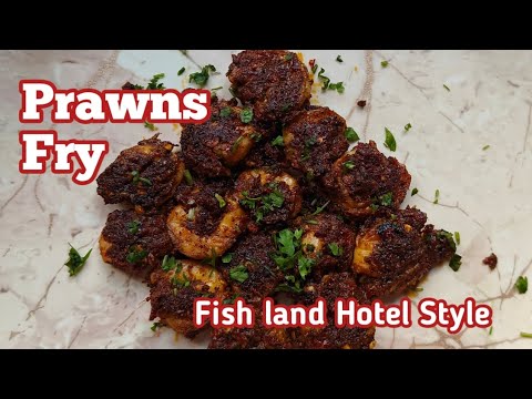 Prawns Fry // Fish land Hotel Style // Receipe Explorer. - YouTube