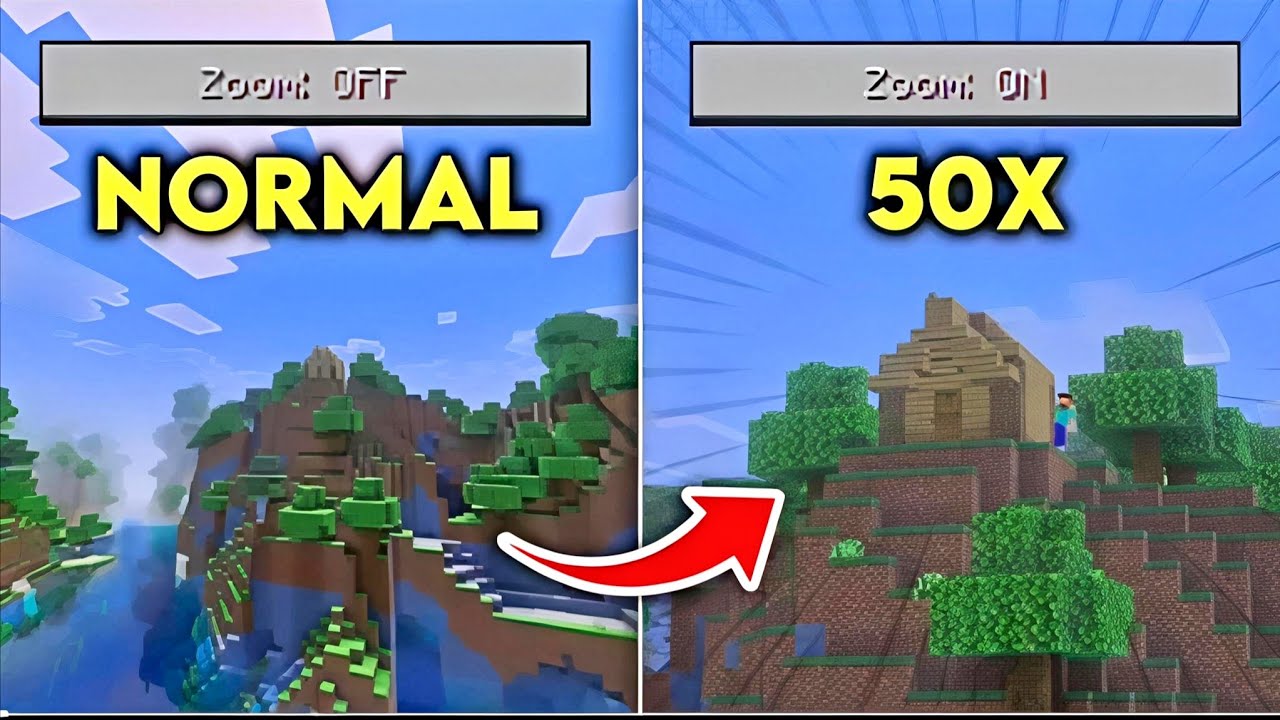 How to Add a Zoom Feature in Minecraft Bedrock! - YouTube