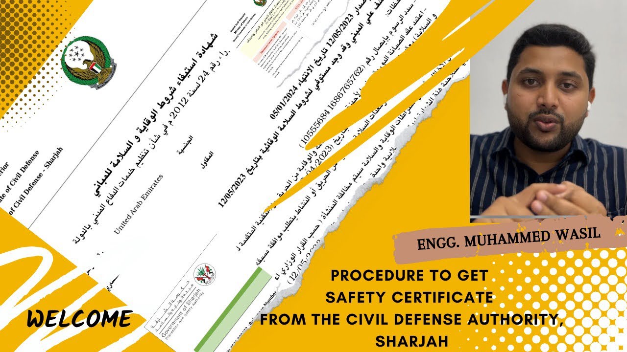 How to get a safety certificate from the Civil Defense Authority ...