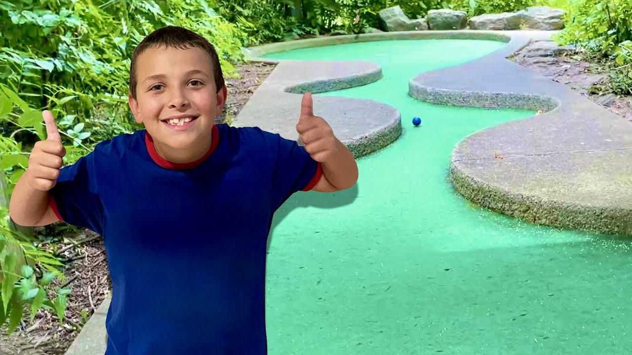 We Went Mini Putting! Funny, Non-Competitive Mini Golf Course Gameplay ...
