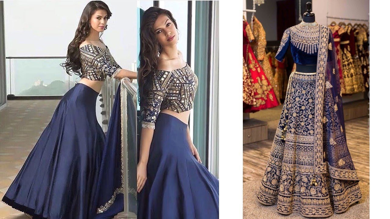 Traditional Simple Lehenga Design 2018 - YouTube
