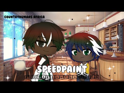 Countryhumans Africa (Speedpaint) 001: Kenya and South Africa -130 ...