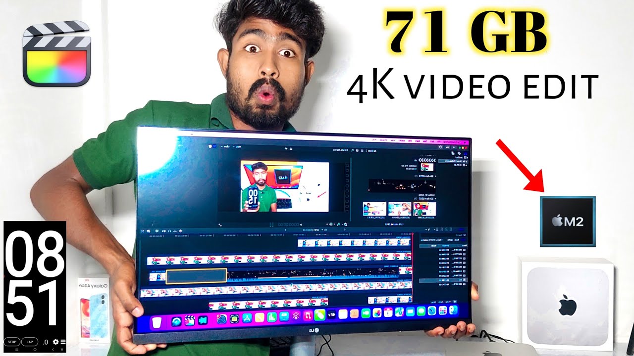 4K Video Editing Test With Final Cut Pro | Mac mini m2 - YouTube