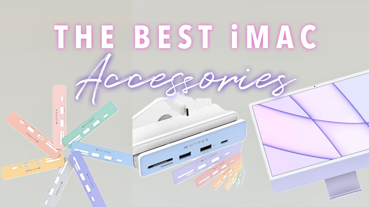 The TOP Accessories for your iMac | 2021 iMac, iMac Accessories, ASMR ...