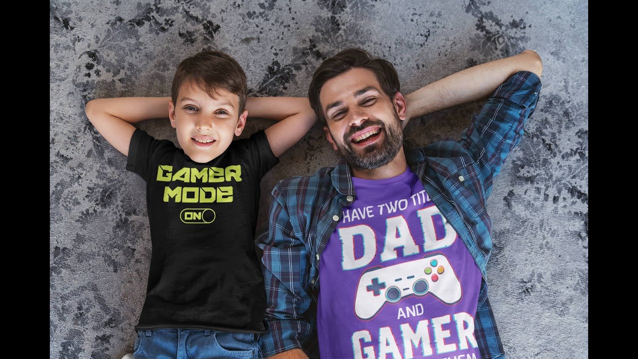 Father’s Day Gamer Dad T-Shirts 👾 | When Parenting Meets Player One # ...