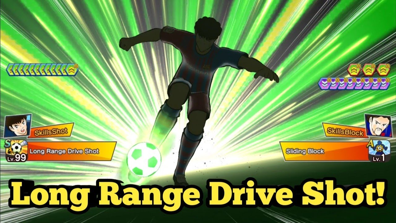 New Skill Roberto Hongo: Long Range Drive Shot! Captain Tsubasa Dream ...