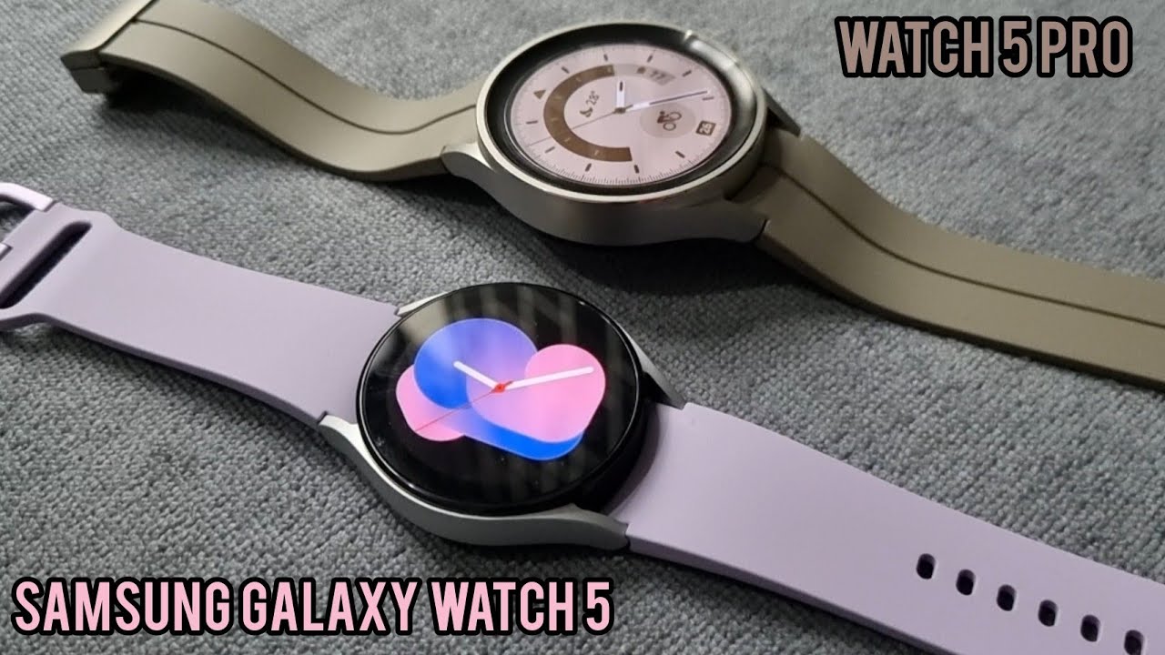 SAMSUNG GALAXY WATCH 5 & WATCH 5 PRO / FIRST UNBOXING - YouTube