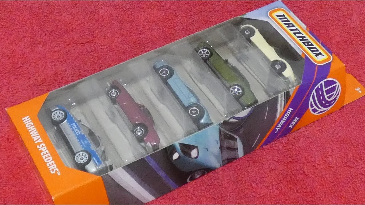 2020 Matchbox HIGHWAY SPEEDERS 5 Pack - YouTube