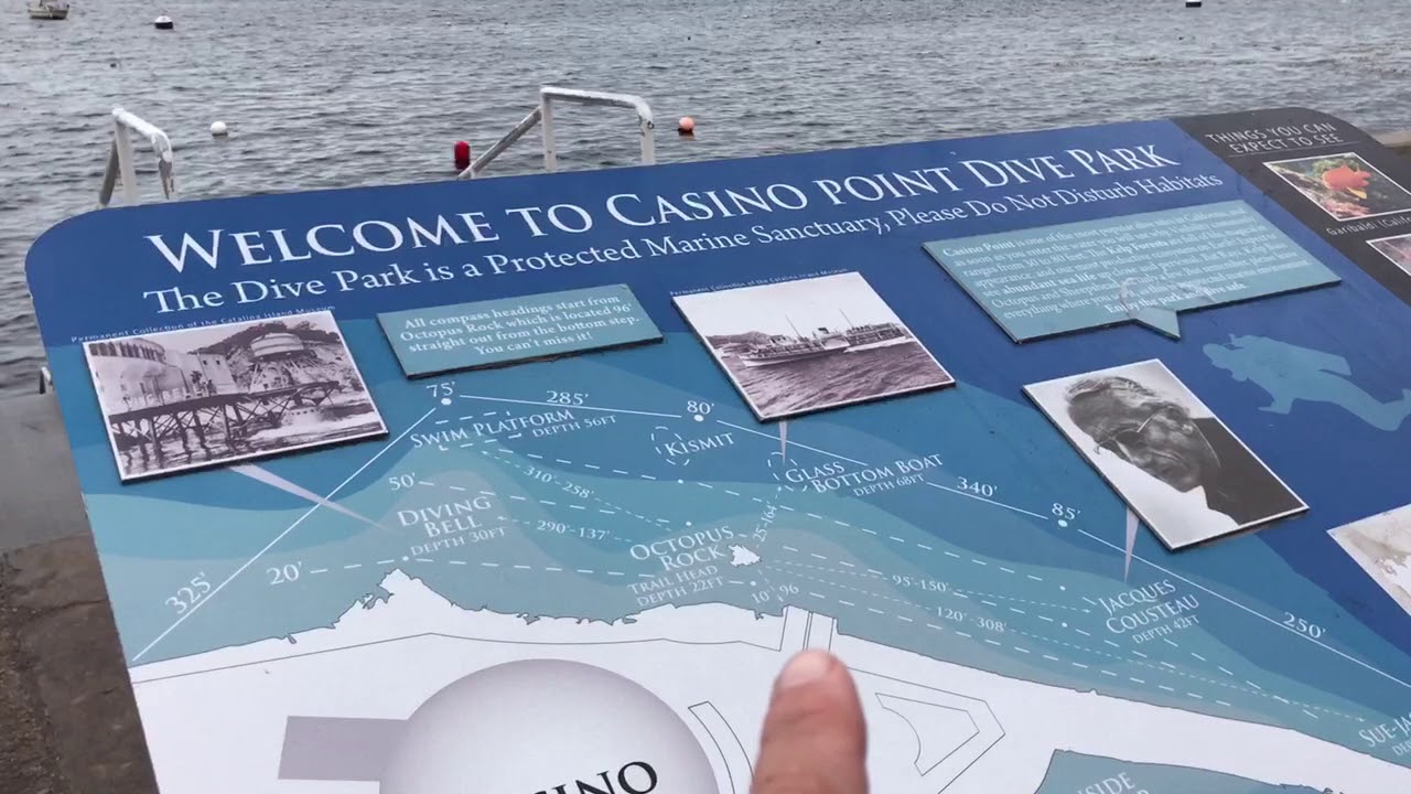 Catalina casino dive park map - YouTube