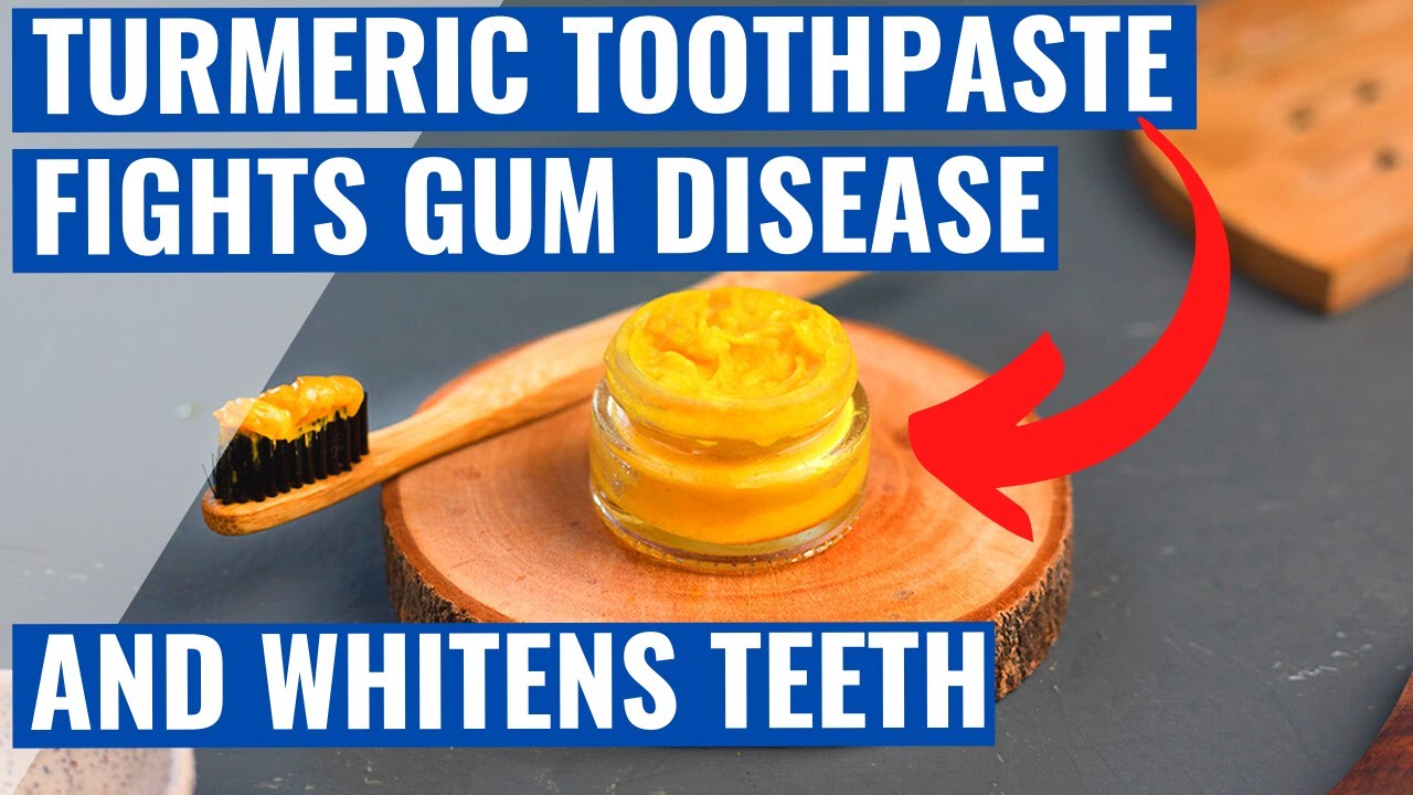 Turmeric Toothpaste that Fights Gum Disease and Whitens Teeth - YouTube
