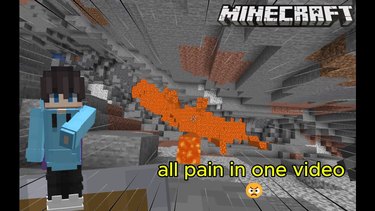 all pain of minecraft in one video#trendingvideo#minecraftmemes# ...