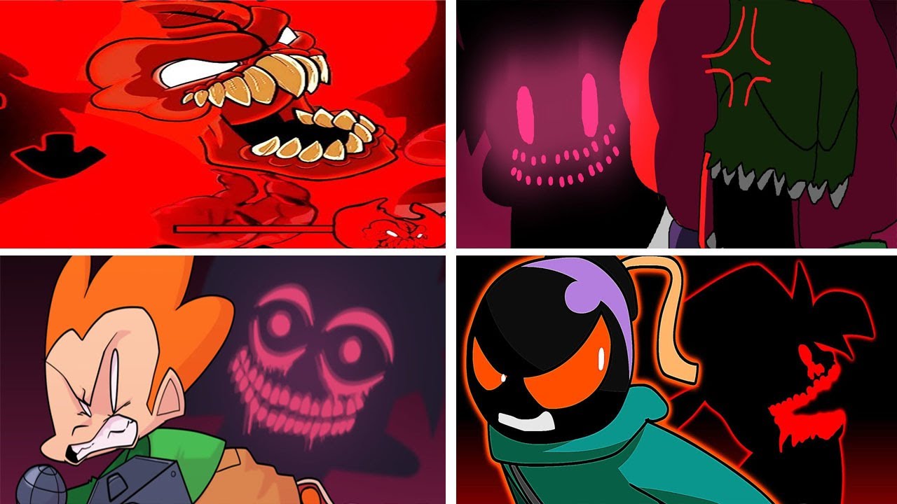 Evil Boyfriend Vs PICO, Tricky, Whitty Animations FRIDAY NIGHT FUNKIN ...