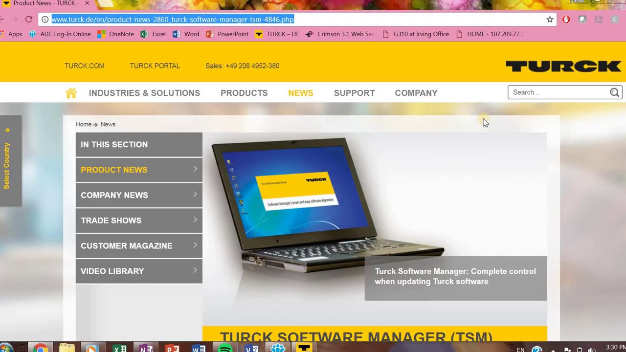 Turck Software Manager - Downloads - YouTube