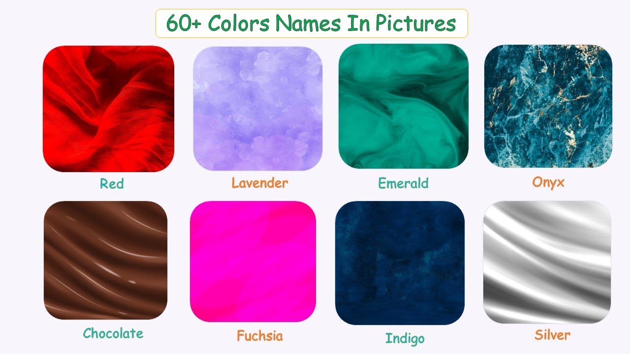 80+ colors Name In English| colors Names In Pictures | Common English ...