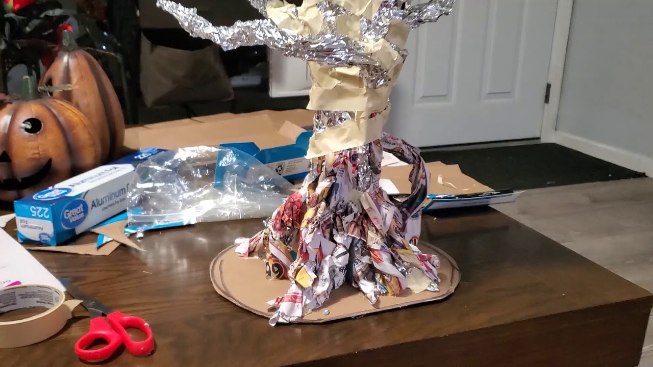 Spooky Tree DIY - YouTube