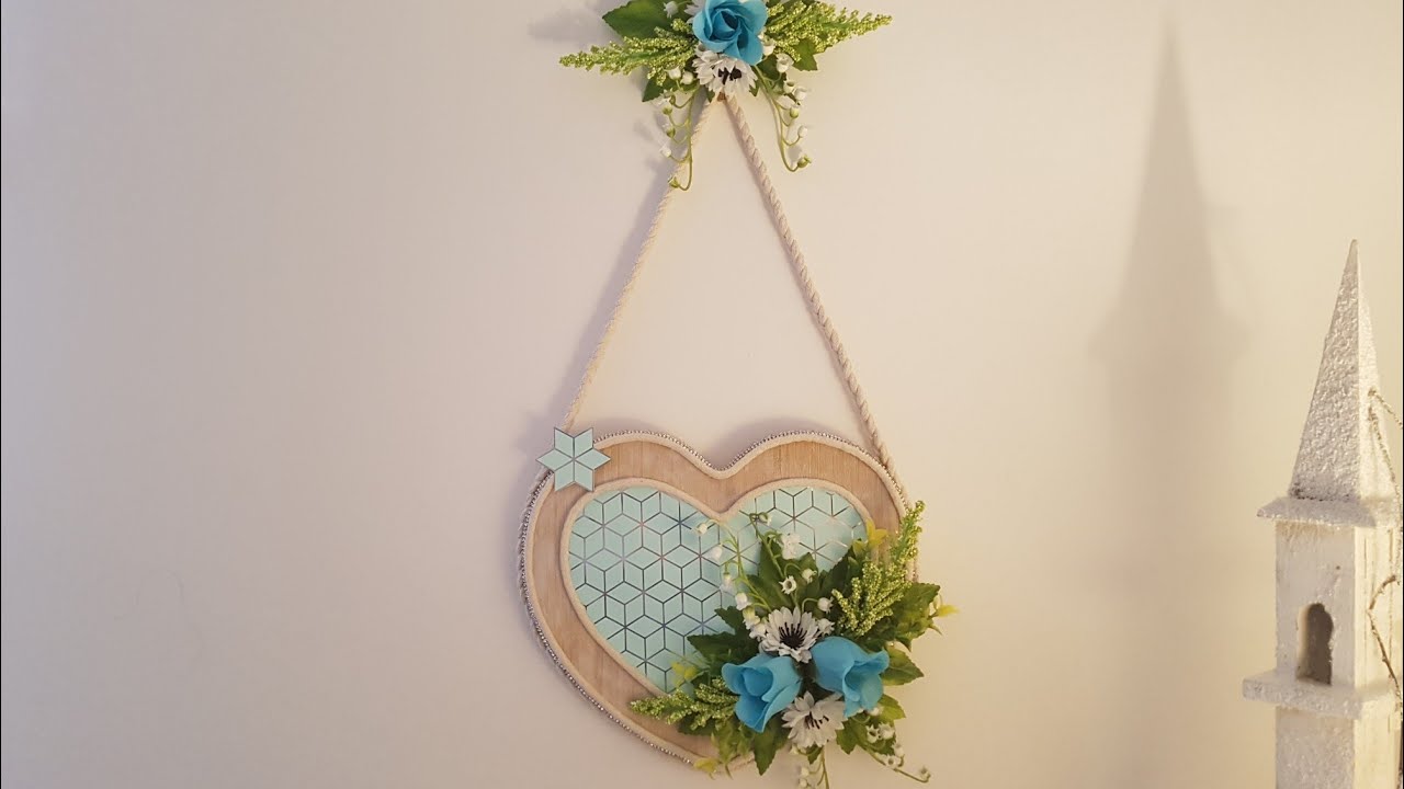 DIY upcycle, heart shaped chopping board, - YouTube