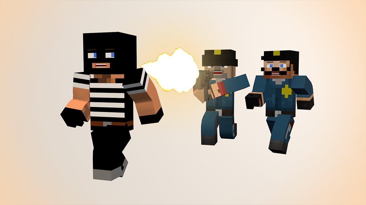 If Minecraft Had Cops - YouTube