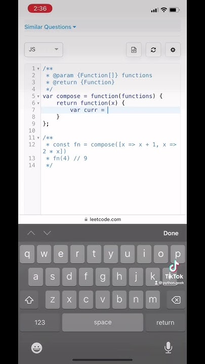 Leetcode 30 Days Of Javascript Day 7 Function Composition Leetcode Tutorial Javascript