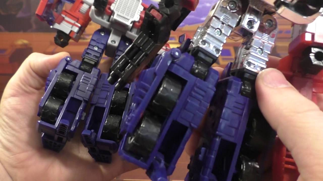 Transformers review Classics Optimus Prime AOE repaint - YouTube