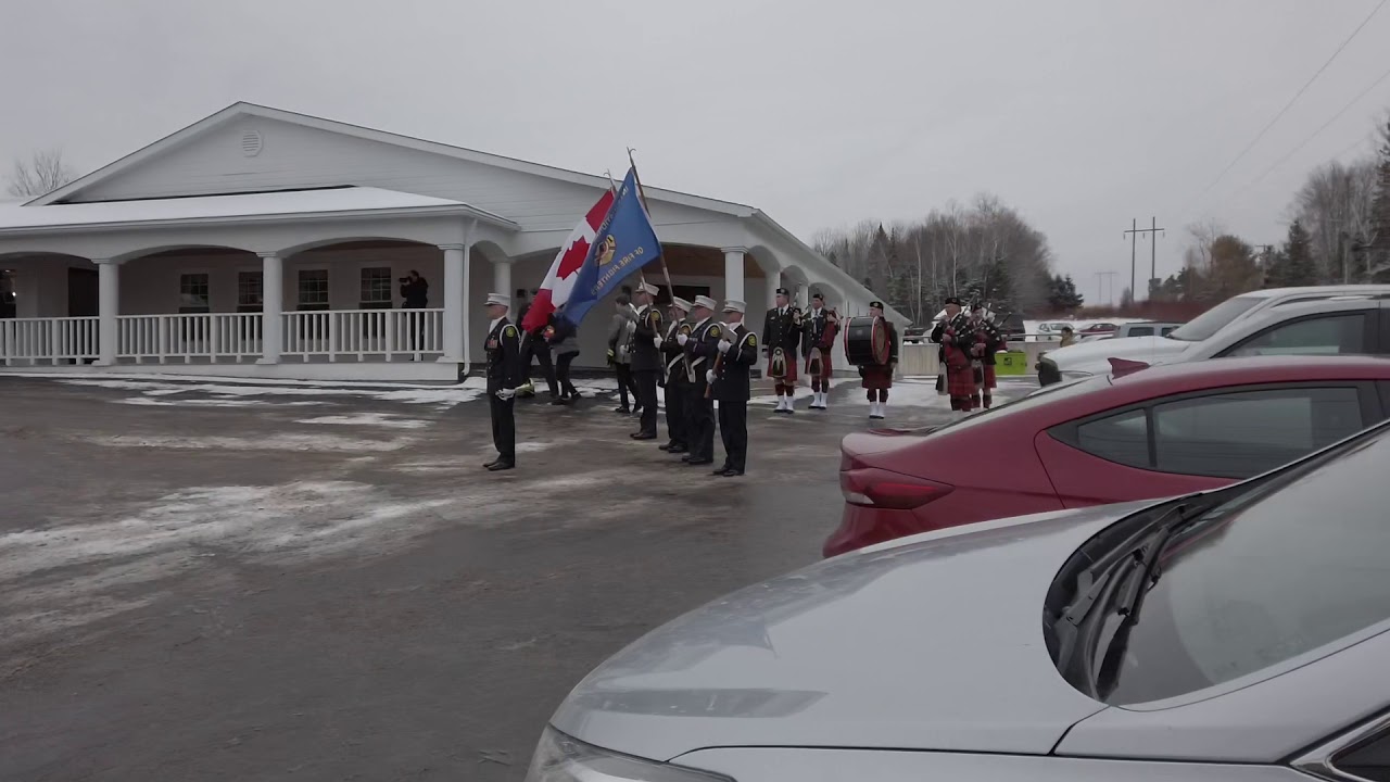 Funeral Procession for Fredericton Firefighter Roger Carnahan - YouTube