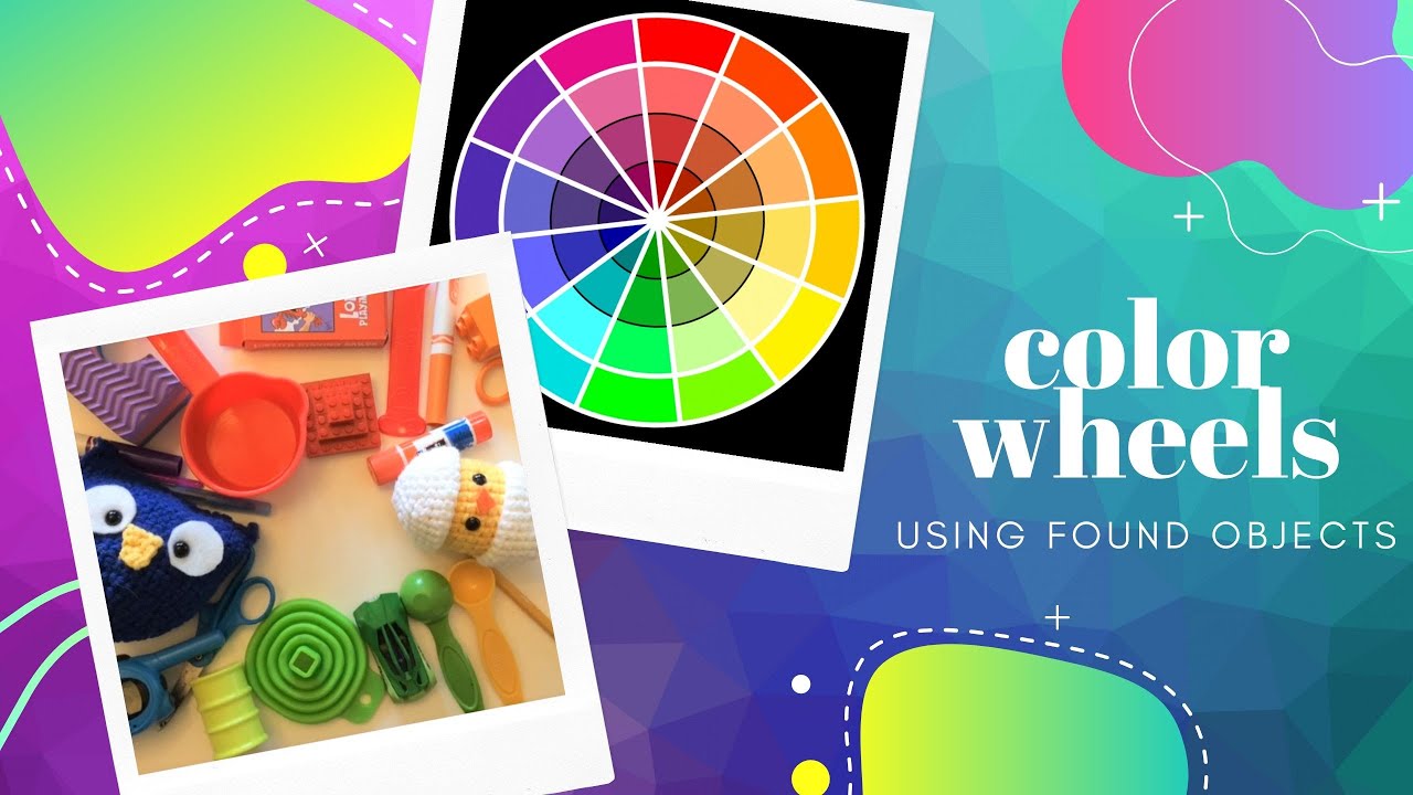 Color wheel with found objects - YouTube