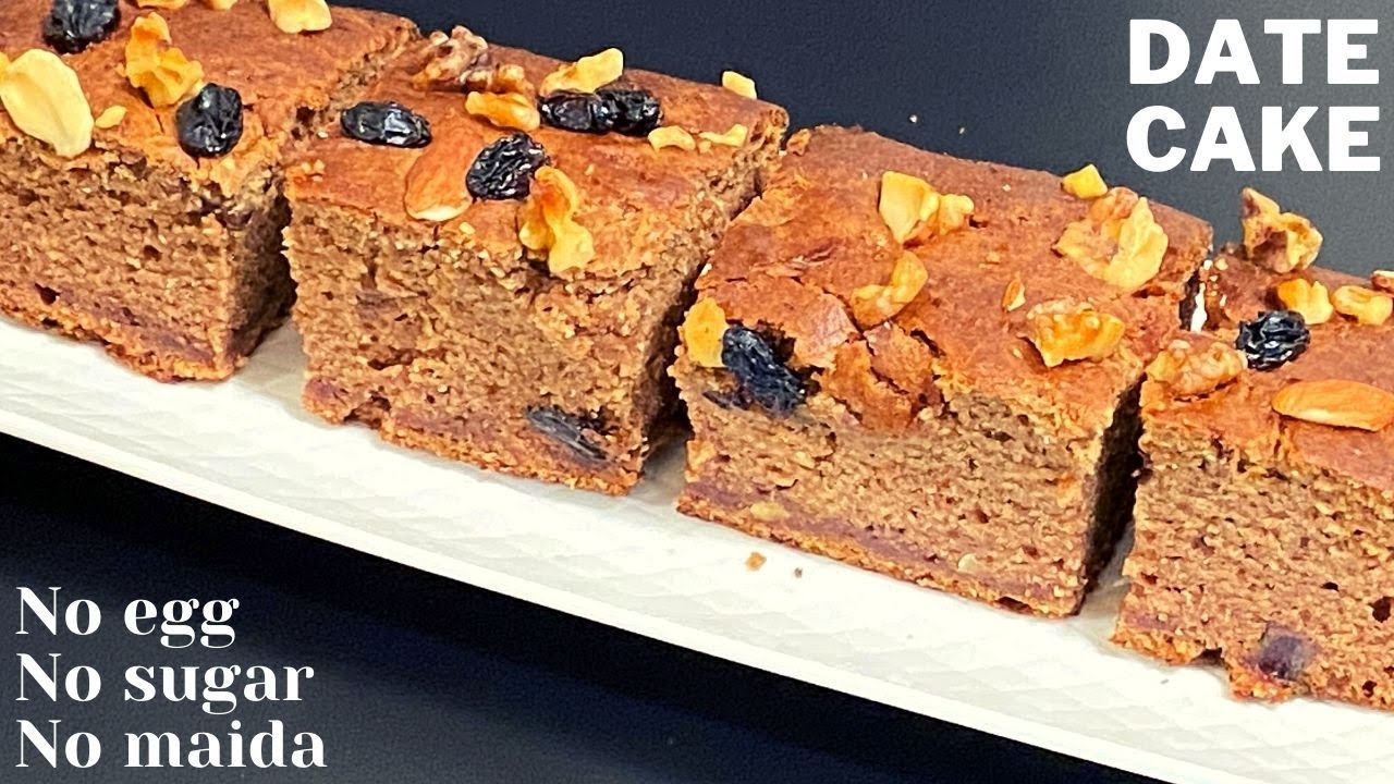 Date Cake Recipe| Christmas Special| Date Walnut cake | खजूर का केक ...