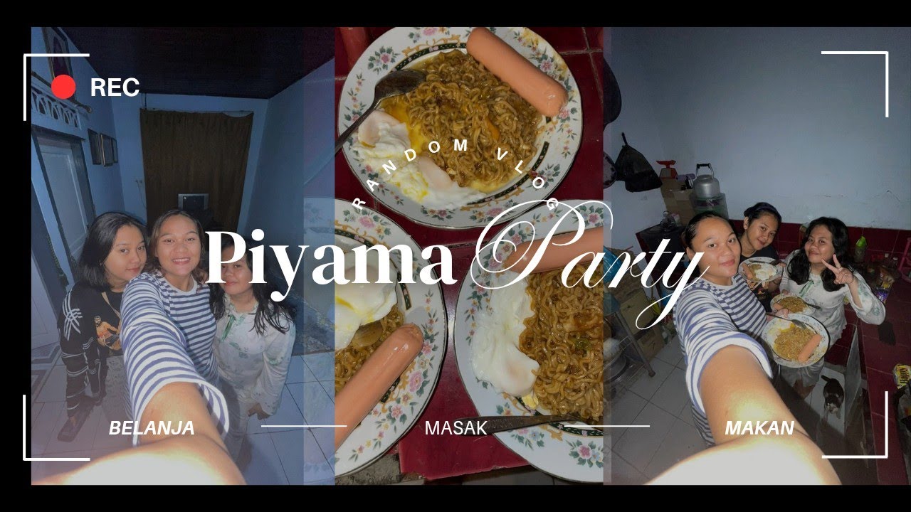 Piyama Party? Semalaman Dirumah Pingkan! - YouTube