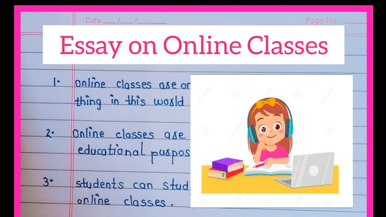 10 lines Essay on Online Classes in English / Essay on Online Classes ...