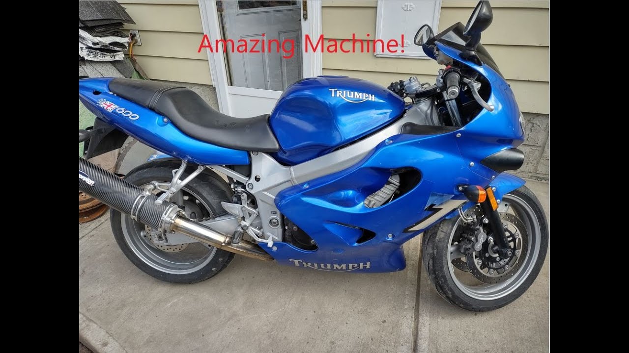 Triumph TT 600 Review\Drive - YouTube