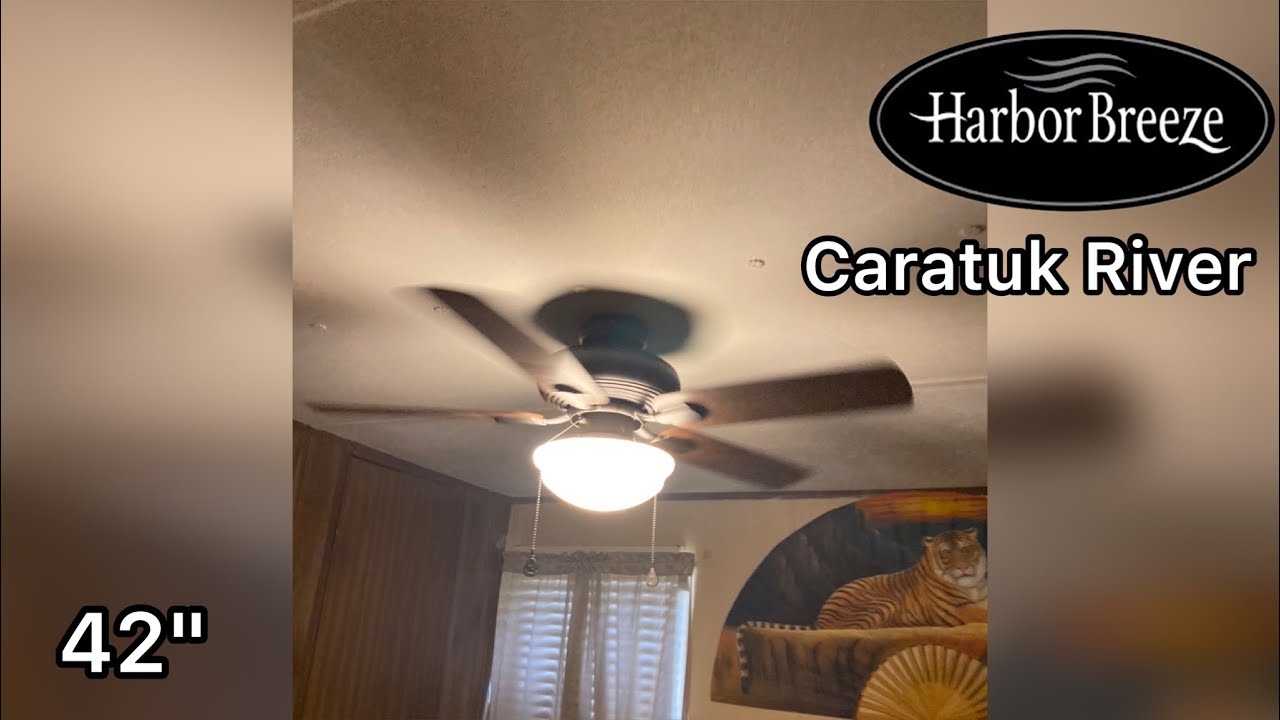 *NEW* 42” Harbor Breeze Caratuk River Ceiling Fan (2/2) - YouTube